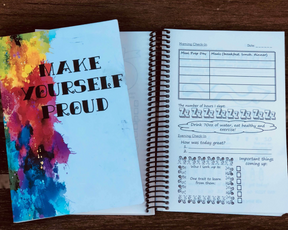 Make Yourself Proud: An Interactive Self-Improvement Journal (book ...